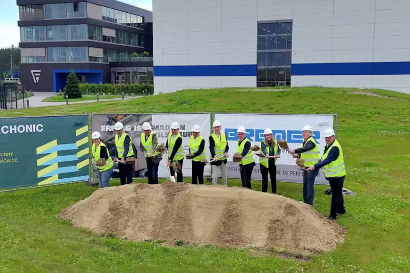 Flottweg // Spatenstich für Flottwegs neues Process Center – Treffpunkt Bau